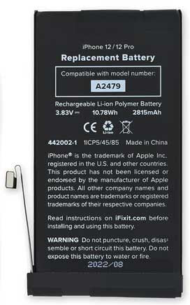 IP12 iPhone 12 & 12 Pro Battery | Clear Power Solutions Inc.
